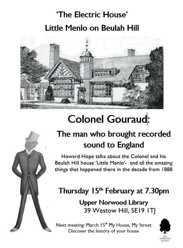Norwood Society: Colonel Gouraud & Little Menlo | Norwood Forum Norwood Society: Colonel Gouraud & Little Menlo | Norwood Forum